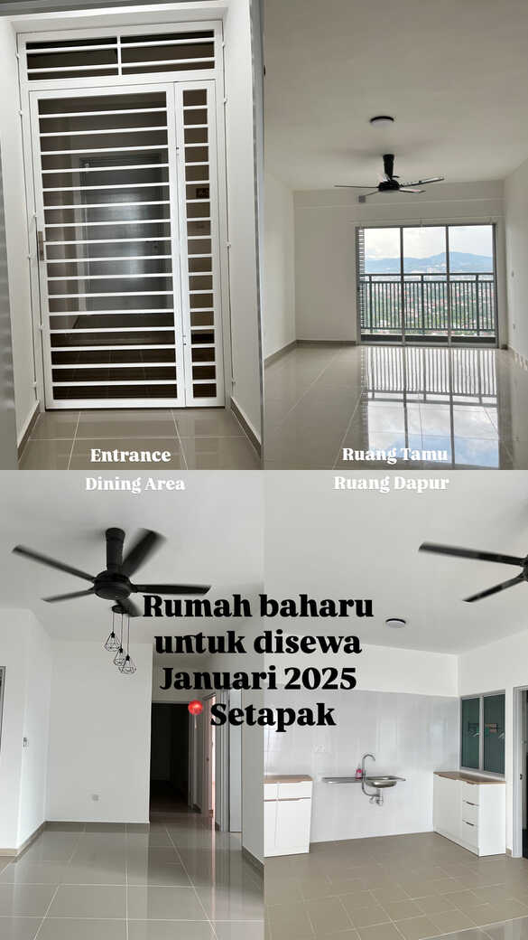 Rent PPAM Setapak Riviera, Kuala Lumpur with Zero Deposit - 3 room ...