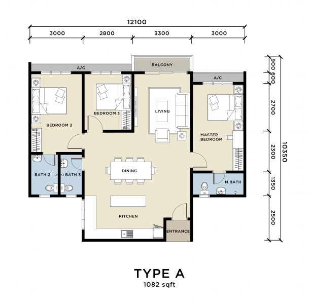 Rent Residensi Adelia, Kajang with Zero Deposit - 3 room Highrise for ...